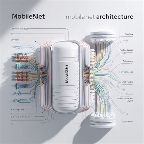 A Highly Detailed Illustration Of The Future Mobilenet Architecture Premium Ai Generated Image