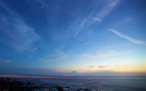 Bright Blue Sky Wallpaper