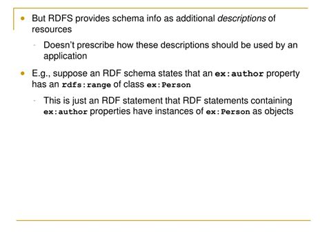 Ppt Understanding Rdf Schema For Semantic Web Applications Powerpoint Presentation Id9671617