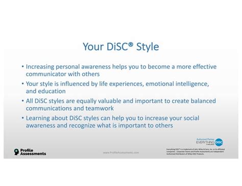 Disc Communication Styles Pdf