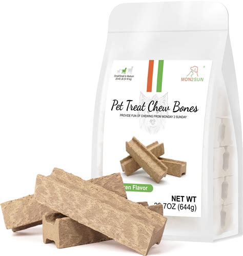 Mon2sun Dog Dental Treats For Small Dogs Rawhide Free Dog