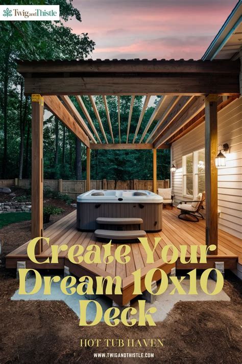 Hot Tub Haven Create Your Dream 10x10 Deck With Our Expert Tips Hot