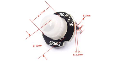 Miniature Pir Passive Infrared Motion Sensor Sr602 Buy Motion Gogo