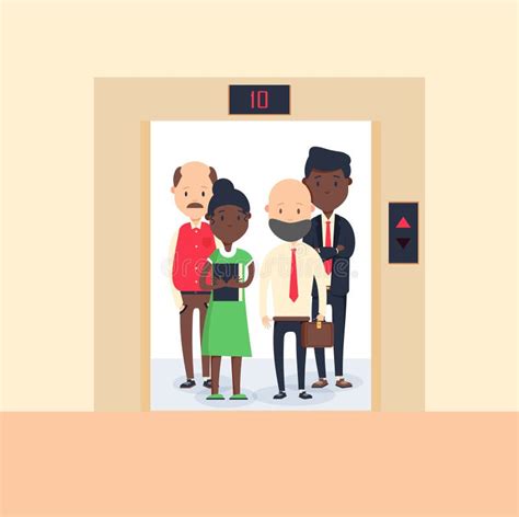 People Elevator Stock Illustrations 3085 People Elevator Stock