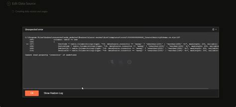 cannot infer db blazor webassembly radzen