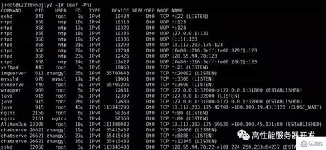 linux中的lsof命令怎么用 开发技术 亿速云