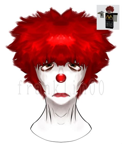 I Drew A Random Roblox Avatar Roblox Clown Makeup Clown