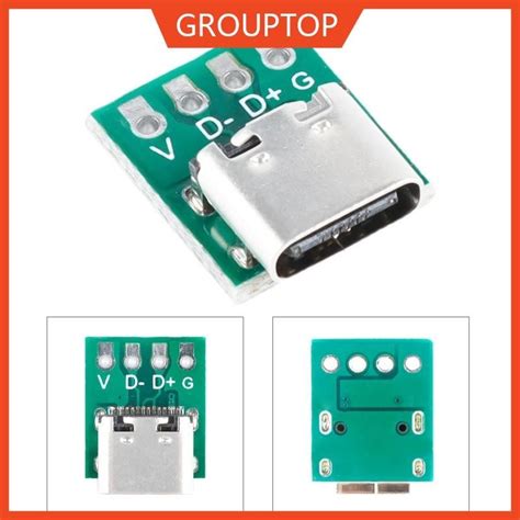 GROUP USB3 1 Type C Connector 16P Female Jack Socket For Data Line Wire Cable Transfer Shopee