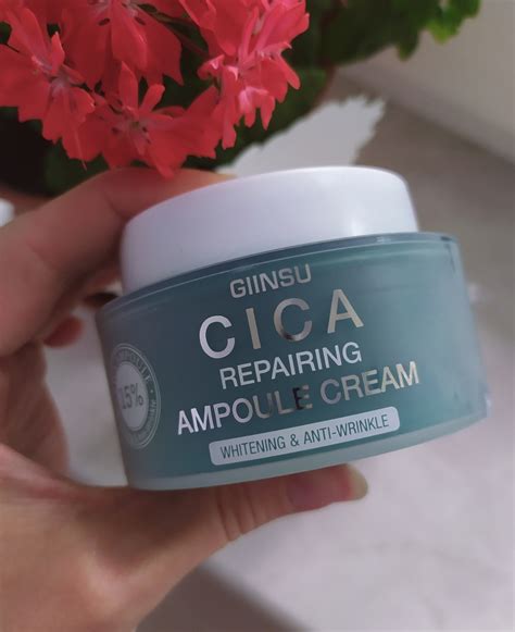 Крем для лица Giinsu Cica repairing ampoule cream ампульный с центеллой ...
