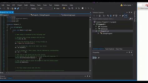 C Sharp String Program C Sharp Projects 2013 Youtube