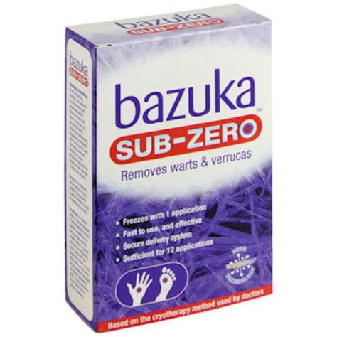 Bazuka Sub Zero Freeze Treatment Buy Online