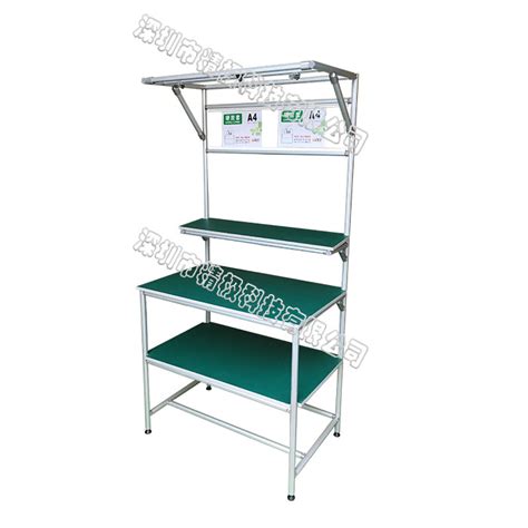 Esd Loading Aluminium Alloy Pipe Workbench Removable Custom Shelves