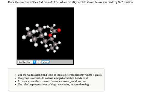 Solved Draw The Structure Of The Alkyl Bromide From Which