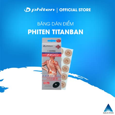 Miếng Dán Thư Giãn Phiten Titanium Ban 10 Viên Bi Titanium 20 Miếng