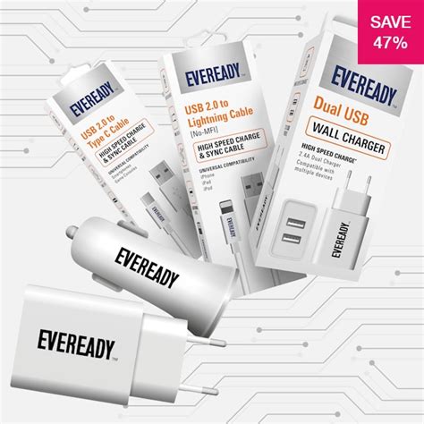47 Off On Eveready Dual Usb Charger And Cable Onedayonly
