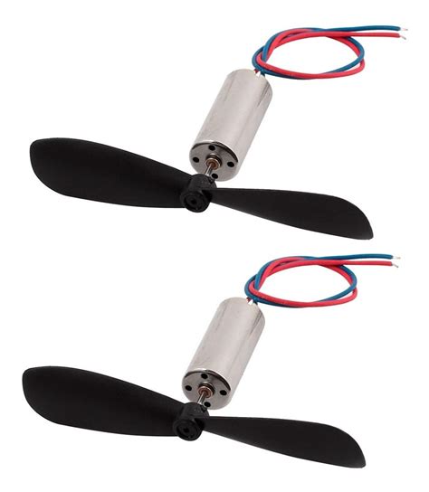 Kit 2 Mini Motor Helice Alta Velocidad 3 7v Drone 30500 Rpm Cuotas