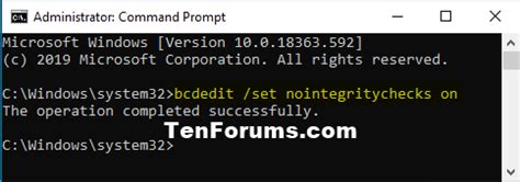 How To Enable Or Disable Driver Signature Enforcement In Windows Tutorials