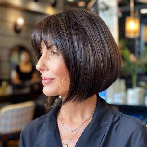25 Of The Best Angled Bob With Bangs Haircuts In 2022