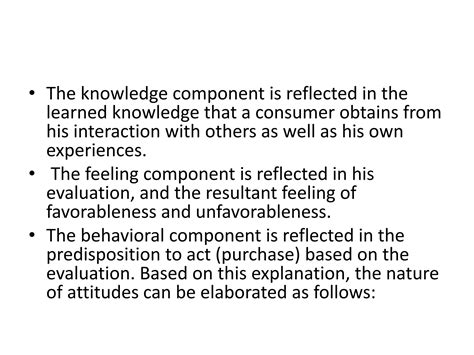 Multi Attribute Attitude Model Pptx