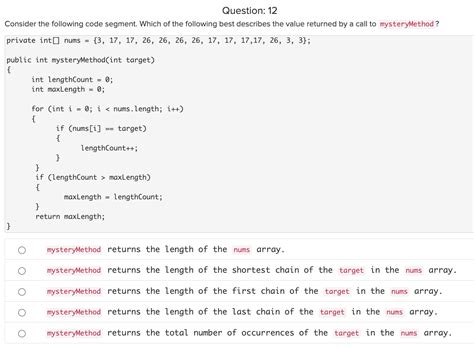 Solved Consider The Following Incomplete Class Declaration