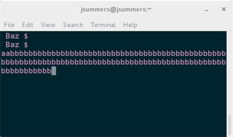Bash Using Echo E In Ps1 Causes Line Break Issues In Shell Unix