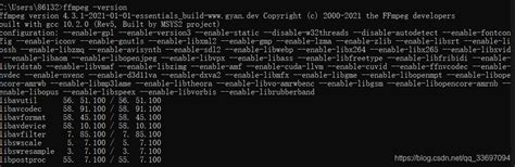 Ffmpeg入门指南:安装与基本使用 Csdn博客 Ffmpeg入门指南:安装与基本使用 Csdn博客