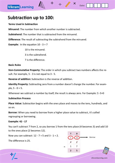 Download Subtraction Using Splitting Subtraction Using Regrouping Subtraction Properties