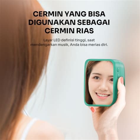 Robot Rb170 Bluetooth Speaker Jam Alarm Mirror Spk Robot Rb170 Grasindoshop