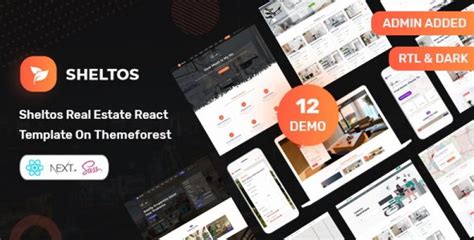 Sheltos Real Estate React Next Js With Redux Toolkit React Hooks And Api Routes Template