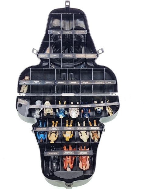 Lot Vintage Star Wars Figures With Darth Vader Case