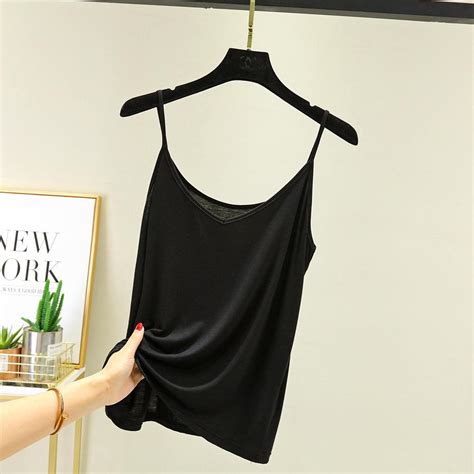 Купити Безрукавки на бретельках Жіночі безрукавки з V подібним вирізом базові майки без рукавів