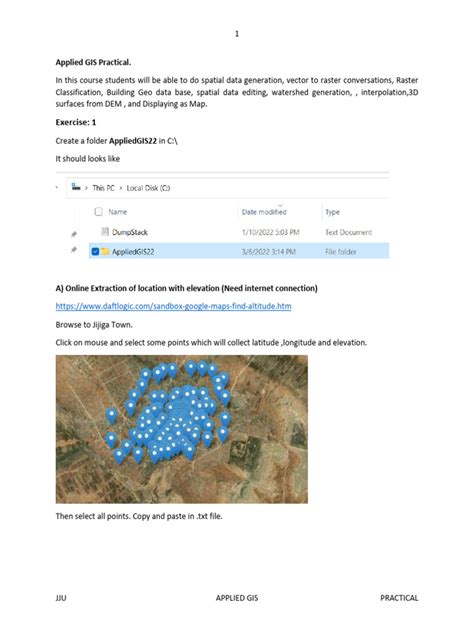 Applied Gis Practical With Page Num Download Free Pdf Geographic