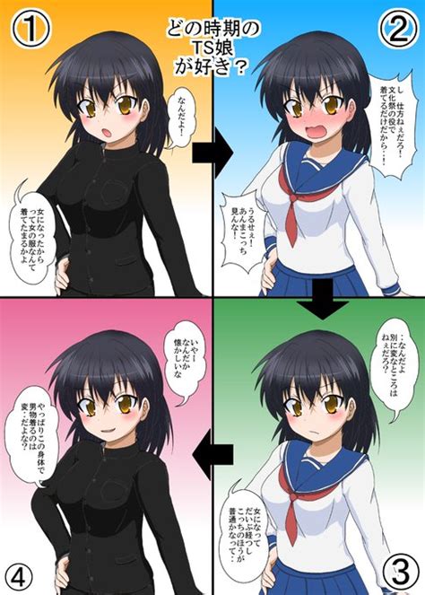 Ts娘の服装 シチュ 三日月ネコ🧩 さんのマンガ ツイコミ仮