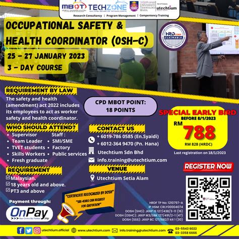 OCCUPATIONAL SAFETY HEALTH COORDINATOR