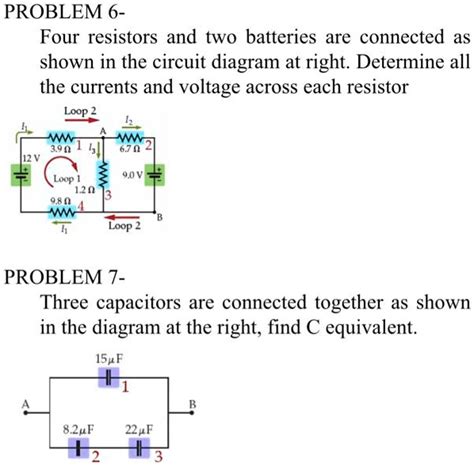 In The Three Resistor Circuit Diagram Shown At Right Circuit Diagram In The Three Resistor Circuit Diagram Shown At Right Circuit Diagram
