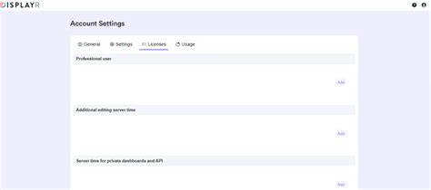 How To Track Your Displayr Usage Displayr Help