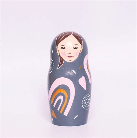 Wooden Unicorn Nesting Dolls T Idea For Girl Matryoshka Doll