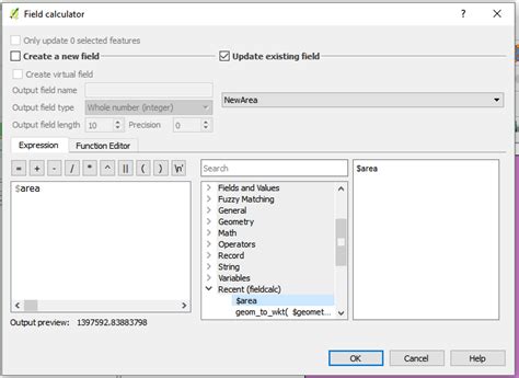 coordinate system how to get qgis to calculate area in layer s units