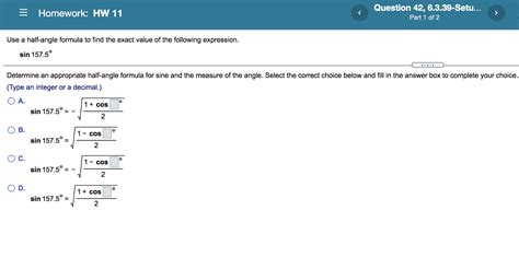 Solved Homework HW 11 Question 41 6 3 112 Use The Chegg Com
