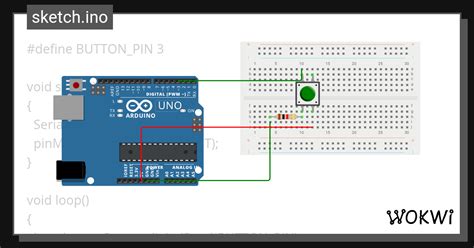 Lunapush Button With External Pull Up Resistor Wokwi Esp32 Stm32 Arduino Simulator
