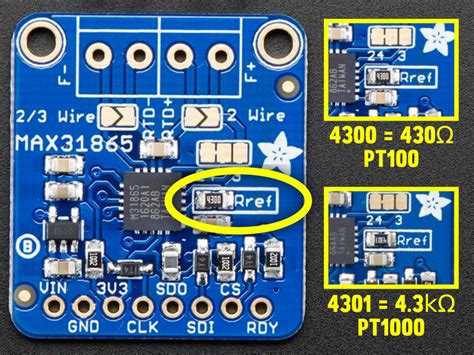 max31865 adafruit pt100 rtd temperature sensor amplifier industria