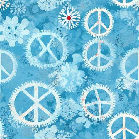 Peace Sign Powder Blue White Images Free Download On Freepik