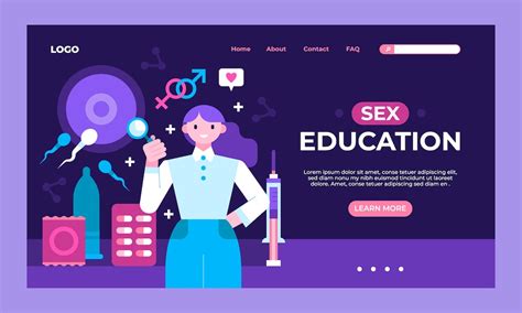 Free Vector Gradient Sex Education Landing Page Free Vector Gradient Sex Education Landing Page