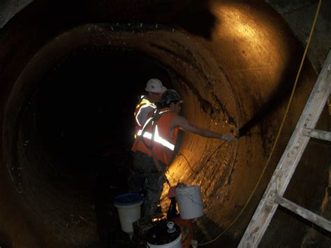 Chemical Grout Infiltration Repairs Trenchless Pipeflo Pipeline Maintenance And