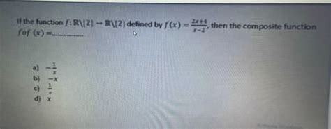 Solved If The Function F R 2 →8 2 ﻿defined By