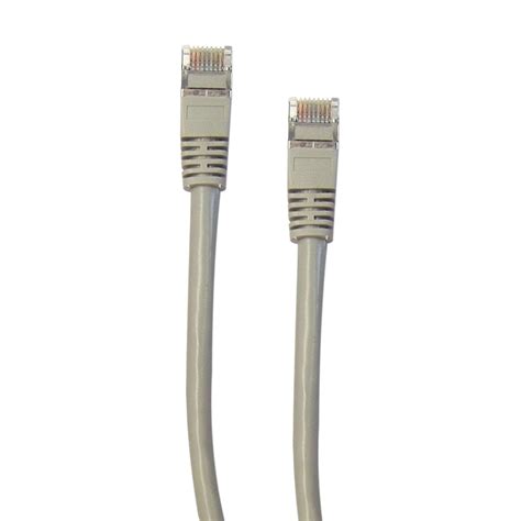 Shielded Cat5e Gray Ethernet Cable Snaglessmolded Boot 3 Foot
