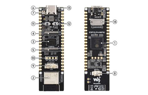 Esp32 P4 Wifi6 High Performance Development Board Based On Esp32 P4 And Esp32 C6 Wi Fi6 Bt5