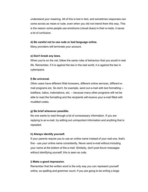 Netiquette Pdf