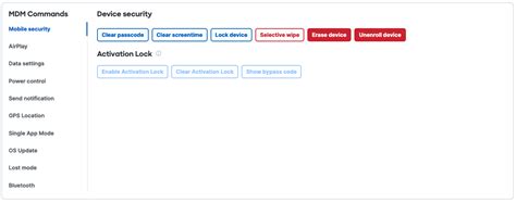 Mdm Commands In Systems Manager Cisco Meraki Documentation