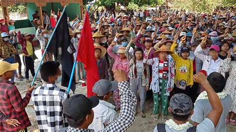 ယင်းမာပင်နှင့် ဆားလင်းကြီးဒေသက ပြည်သူတို့၏ စစ်အာဏာရှင်ဆန့်ကျင်လှုပ်ရှားမှု